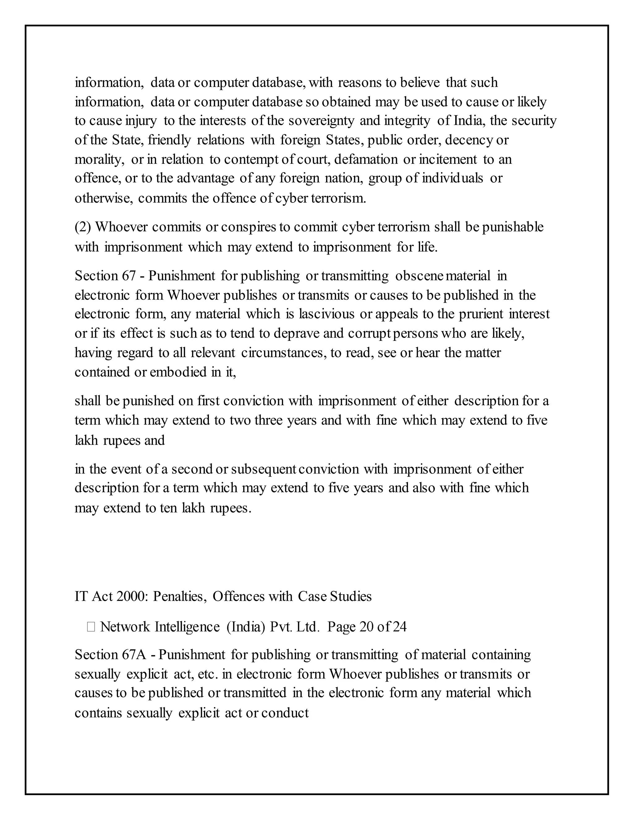 Cyber law assignment | DOCX