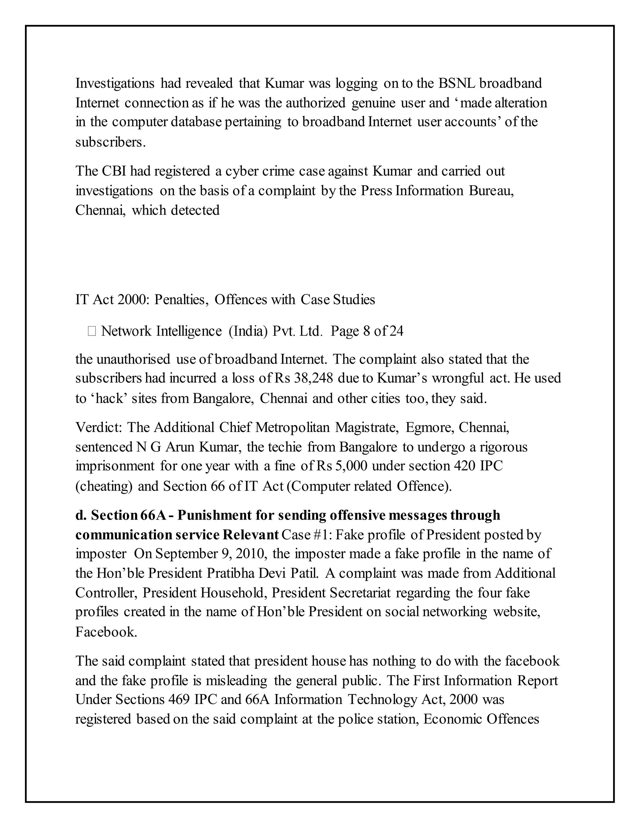 Cyber law assignment | DOCX