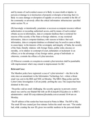 Cyber law assignment | DOCX