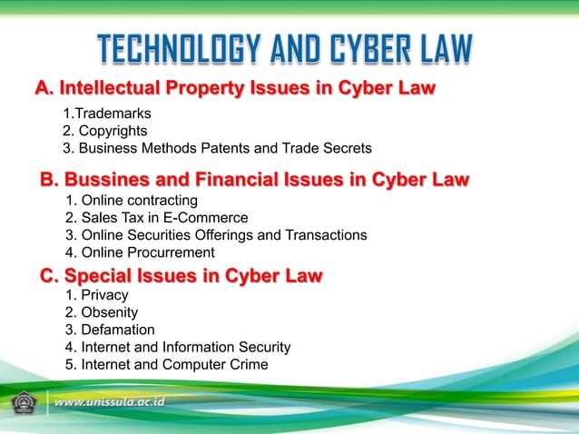 Cyber law for cyber generation | PPT