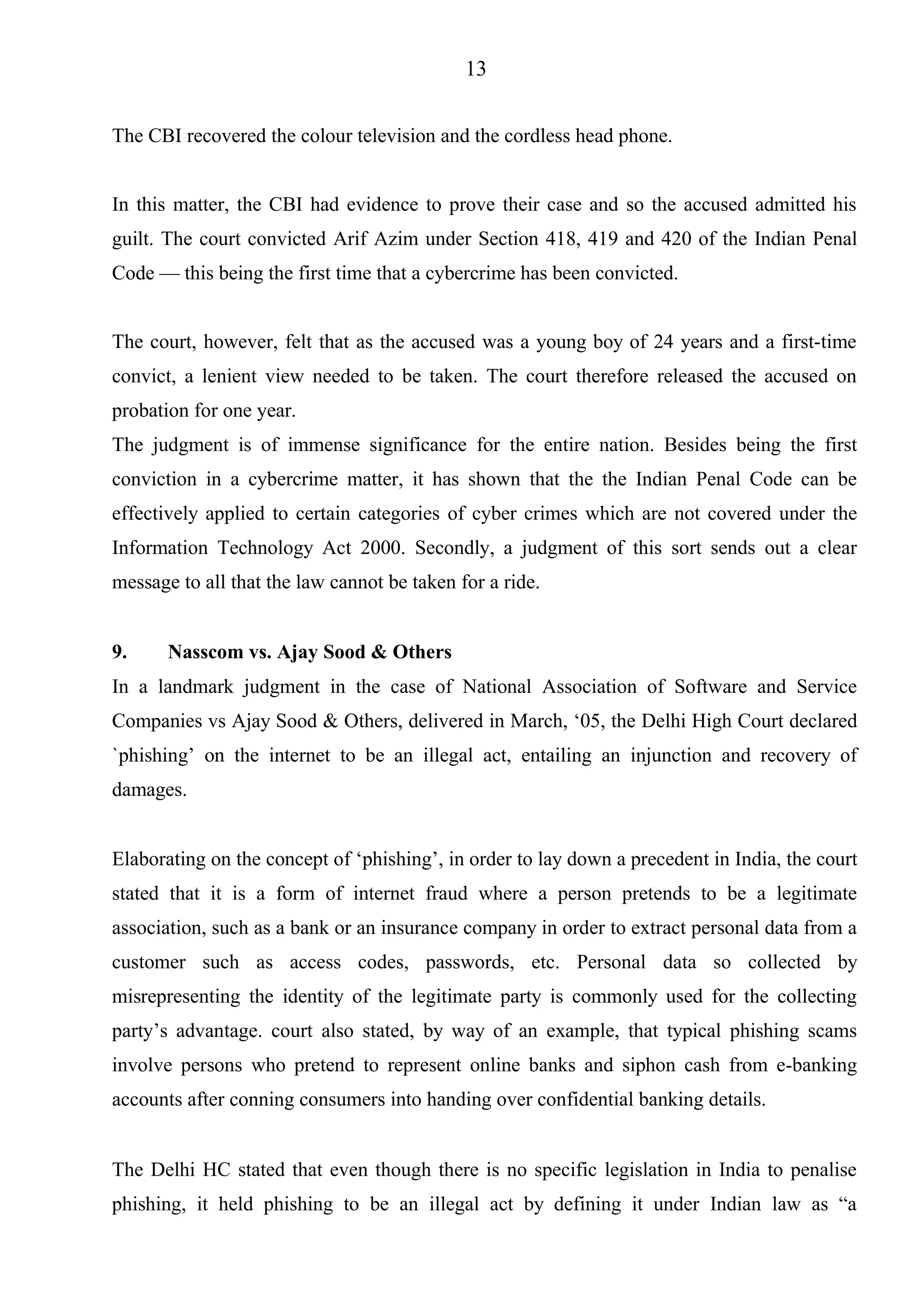 Cyber law & information technology | PDF