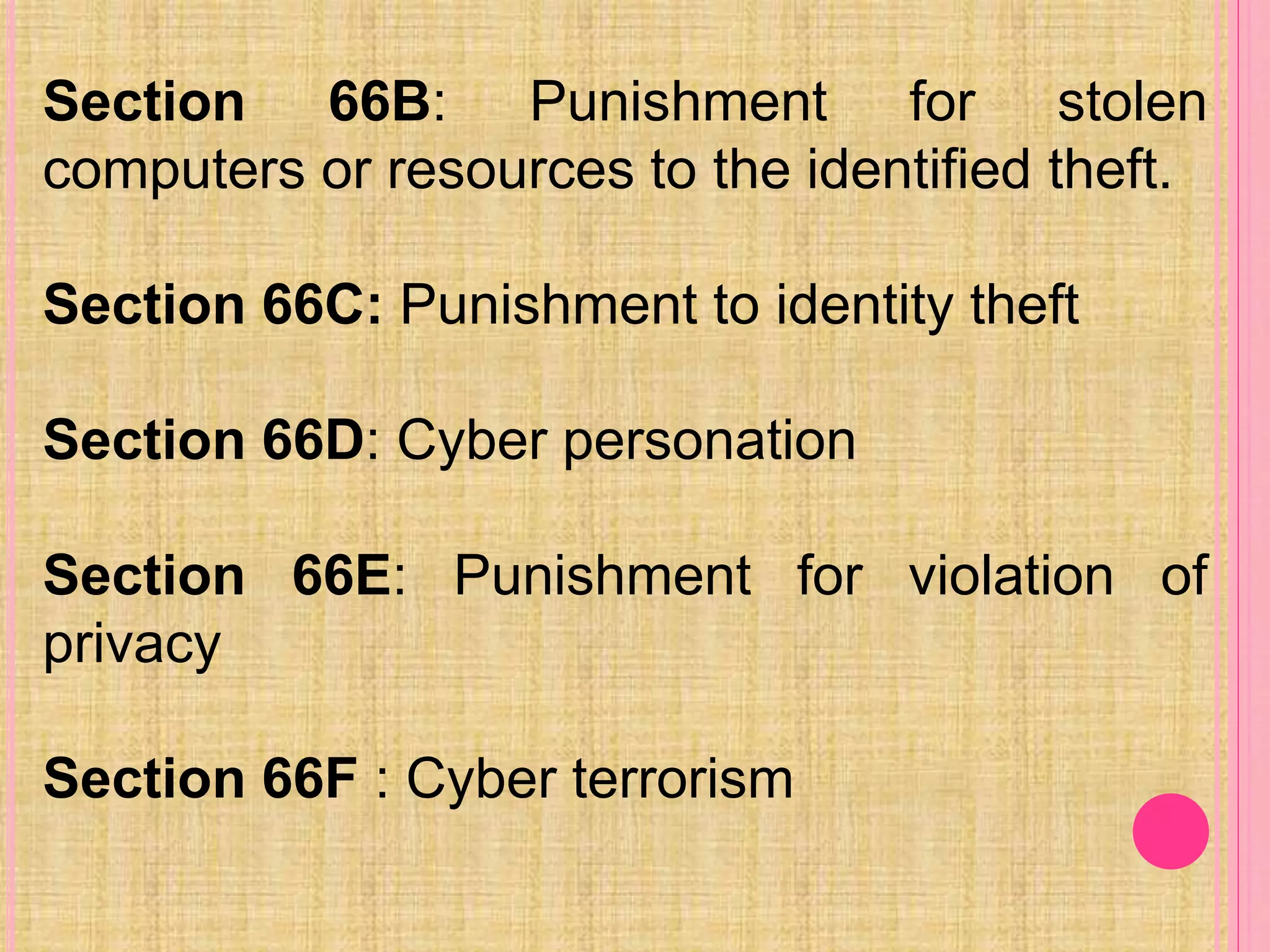 Cyber law – it act 2000,it act 2008 | PPTX