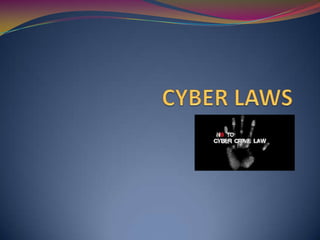 Cyber laws | PPTX