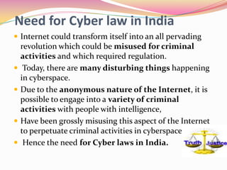 Cyber laws | PPTX