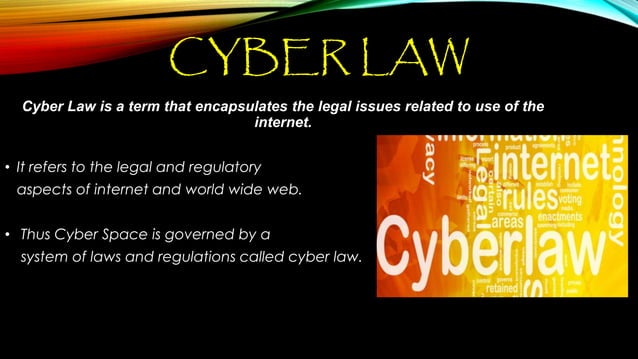 Cyber laws in India | PPTX | Crime & Harmful Acts to Individuals ...