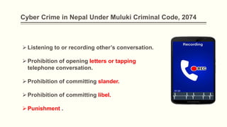 CYBER LAWS AND POLICIES IN NEPAL.pptx
