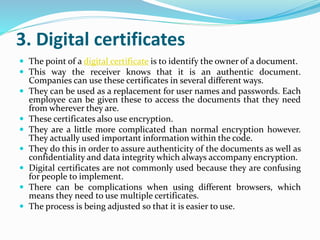 Security concerns for Electronic business | PPT