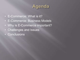 E-Commerce: Challenges and Issues | PPTX