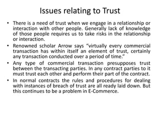 Important Issues in Global E-commerce | PPT