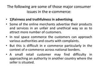Important Issues in Global E-commerce | PPT