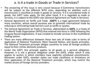 Important Issues in Global E-commerce | PPT