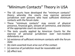 Application of conventional territory based law to E-commerce | PPTX