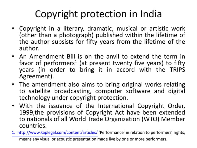 IPR – An Overview, Copyright Issues in Cyberspace | PPTX | Business ...