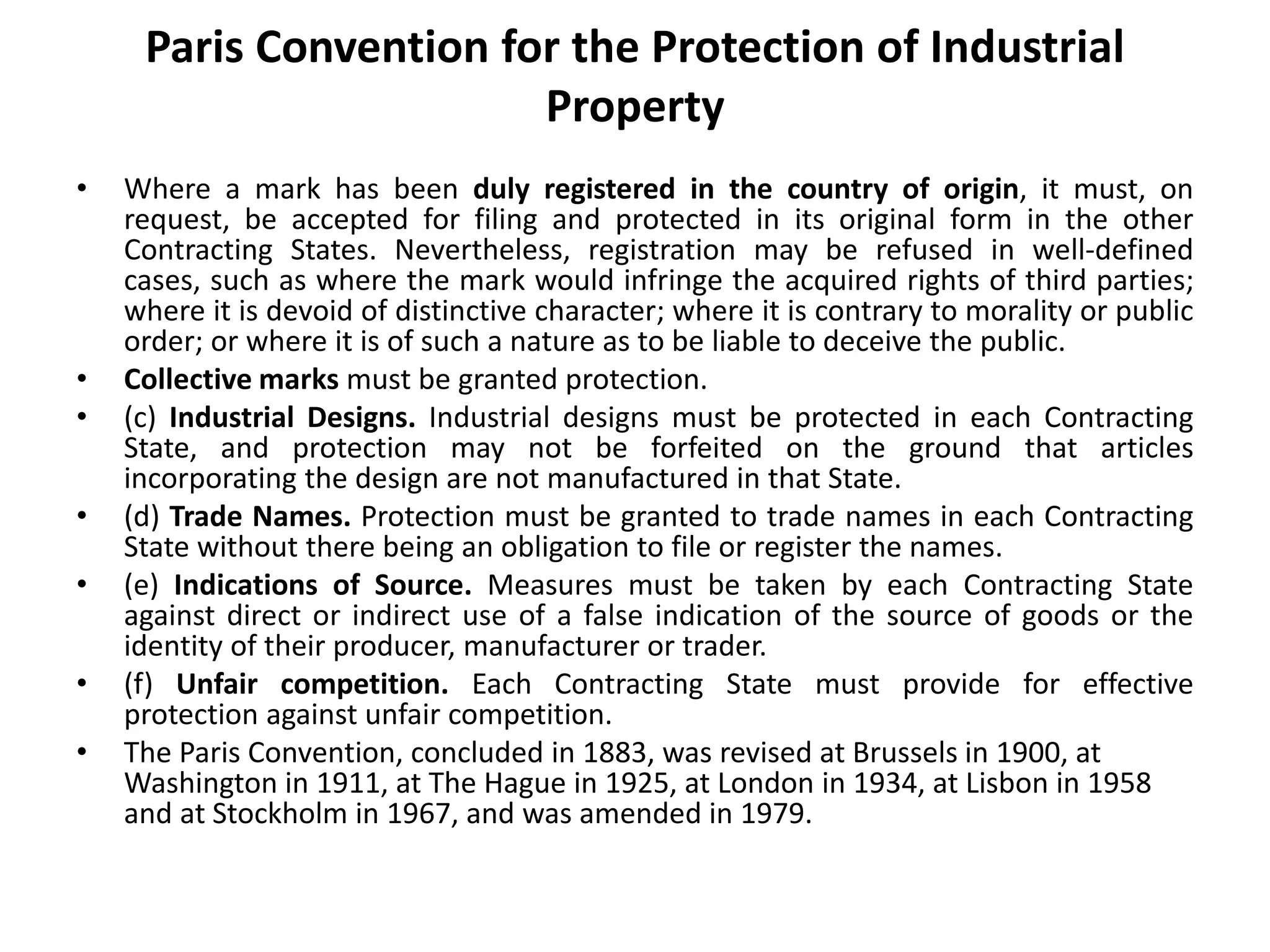 International Treaties for protection of IPR | PPTX