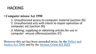 Cyber laws uk | PPTX