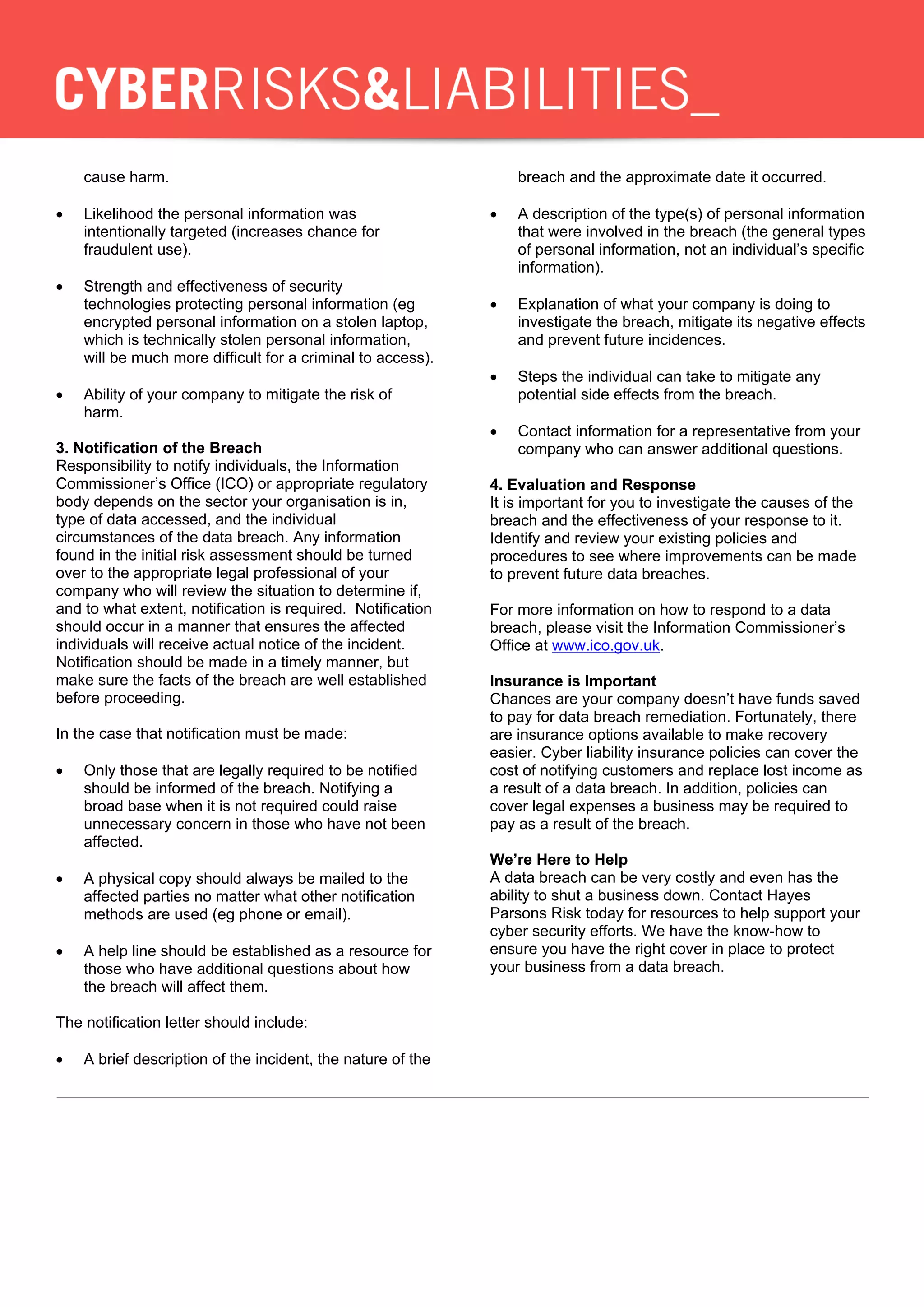 Cyber liability and cyber security | PDF