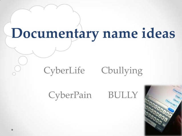 CyberLife Documentary Presentation | PPT