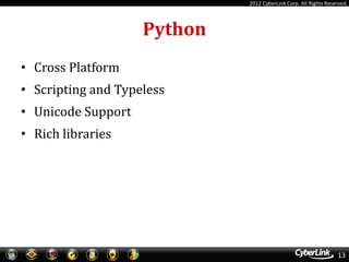 CyberLink Meets Python | PDF | Operating Systems | Computer Software and Applications