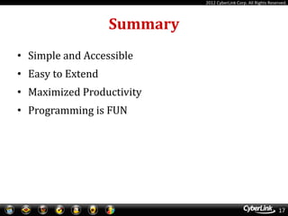 CyberLink Meets Python | PDF | Operating Systems | Computer Software and Applications