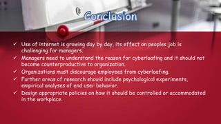 Cyberloafing presentation | PPTX
