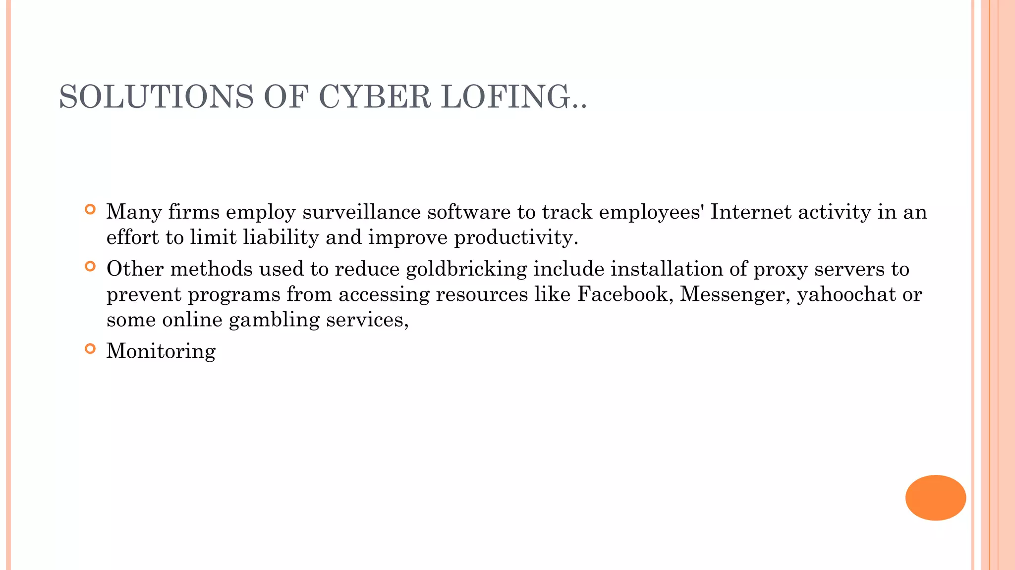 Cyber loafing | PPT