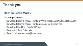 User and Entity Behavior Analytics using the Sqrrl Behavior Graph | PDF