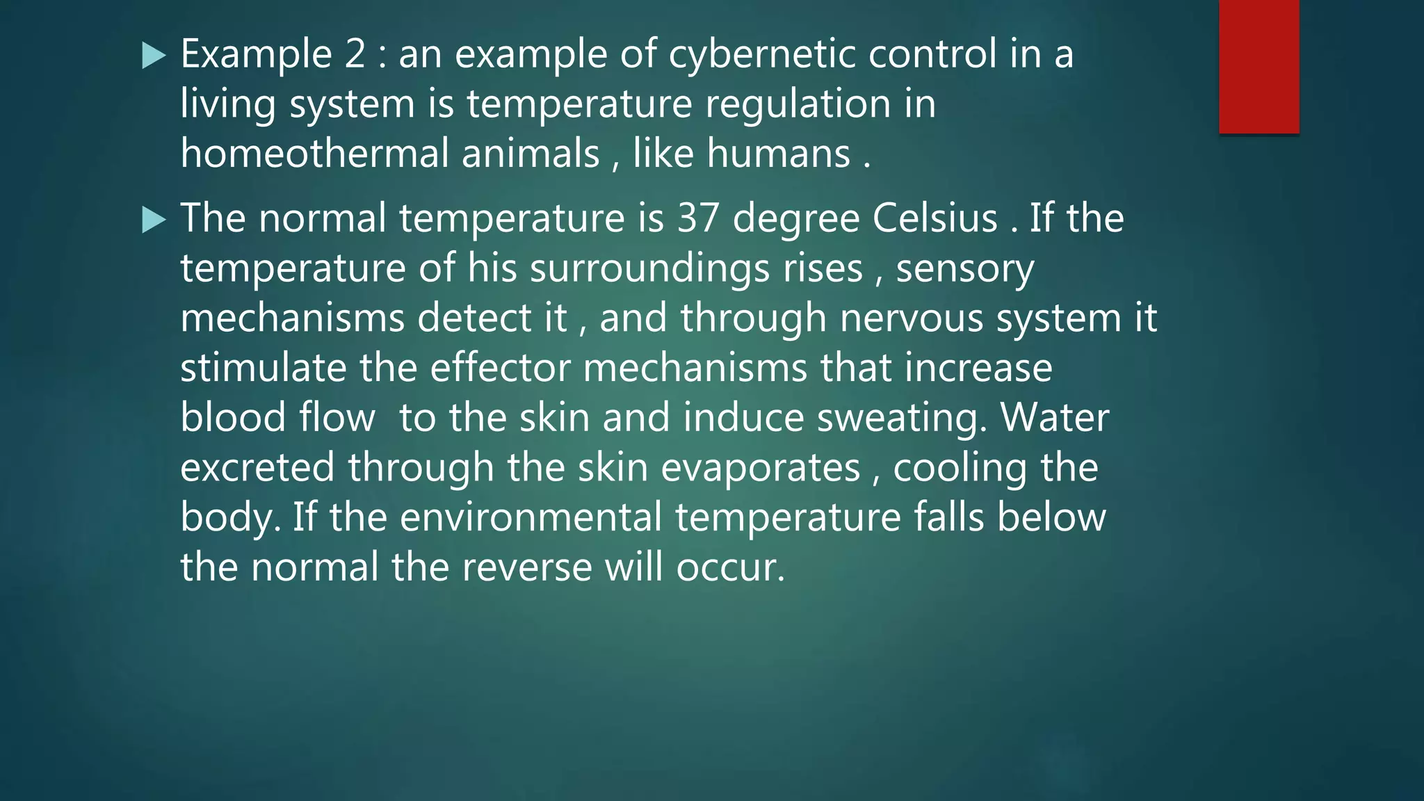 Cybernetic nature of ecosystem | PPTX