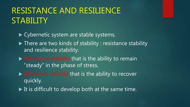 Cybernetic nature of ecosystem | PPTX