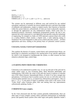Cyberneticnelsonola | DOCX | Science
