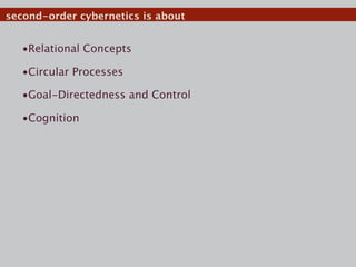 Cybernetics and Second-order Cybernetics | PDF