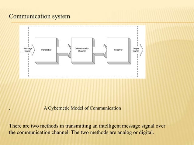 Cybernetics And Communication Pptx Computer Networking Computing