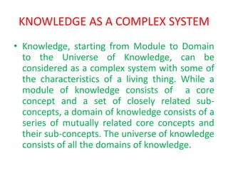 CYBERNETICS AND MATHEMATICS OF KNOWLEDGE -- KNOWMATICS | PPT