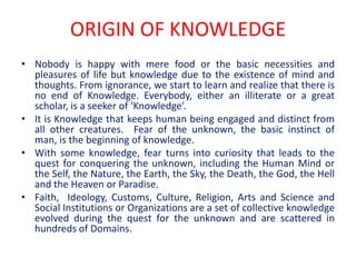 CYBERNETICS OF KNOWLEDGE FOR HARNESSING KNOWLEDGE AND BRAIN POWER | PPTX