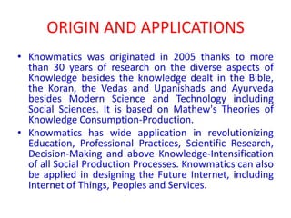 Cybernetics of knowledge | PPT