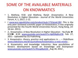 Cybernetics of knowledge | PPT