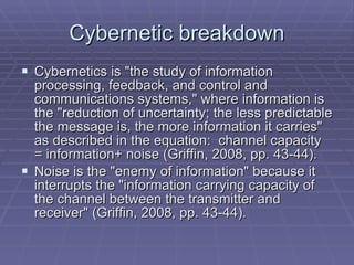 Cybernetics Tradition | PPT