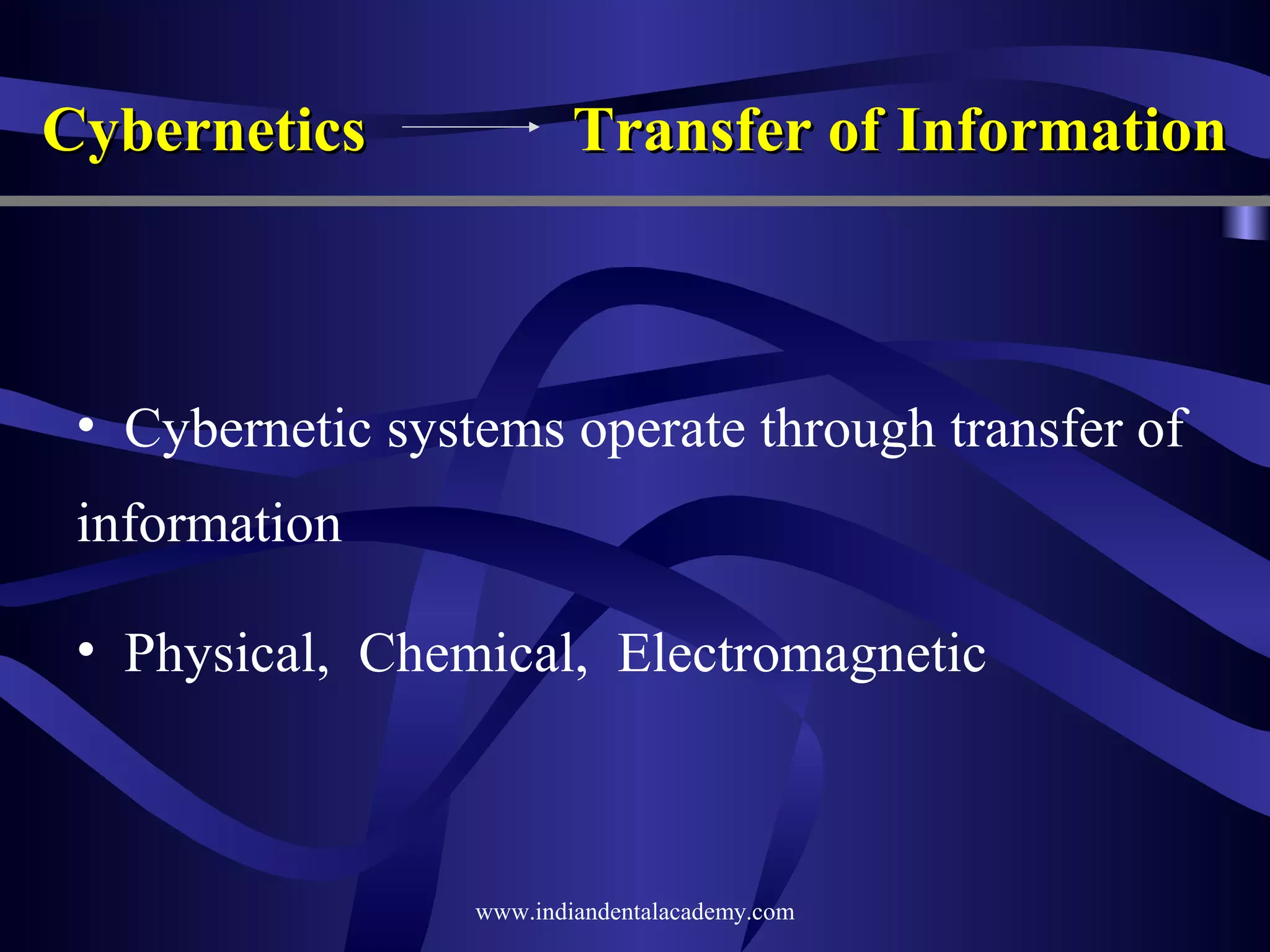 Cybernetic theory of craniofacial growth /certified fixed orthodontic ...