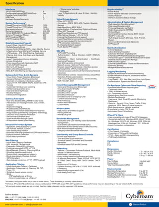 Cyberoam cr100ia | PDF