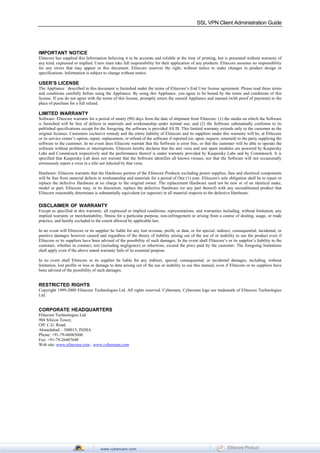 Cyberoam ssl vpn_management_guide | PDF