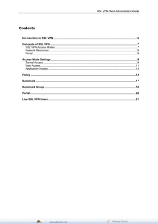 Cyberoam ssl vpn_management_guide | PDF