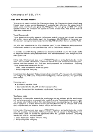 Cyberoam ssl vpn_management_guide | PDF