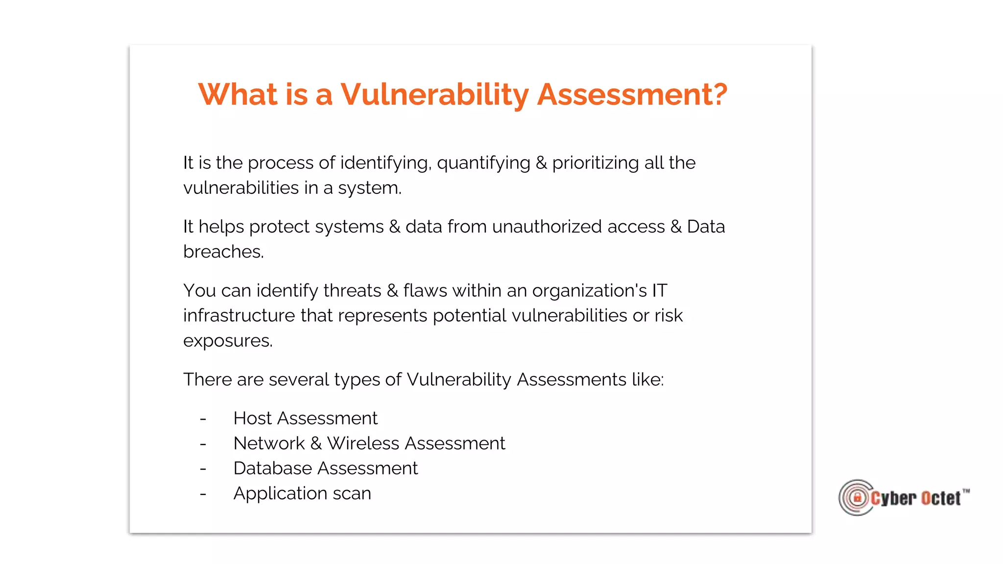 Prevent Data Breach for your company with Vulnerability Assessment | PPT