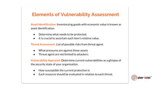 Prevent Data Breach for your company with Vulnerability Assessment | PPT