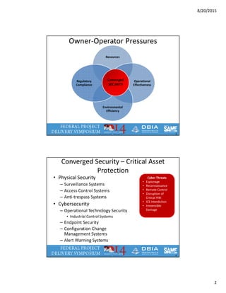 Protecting Critical Infrastructure in the Design-Build Framework...A ...