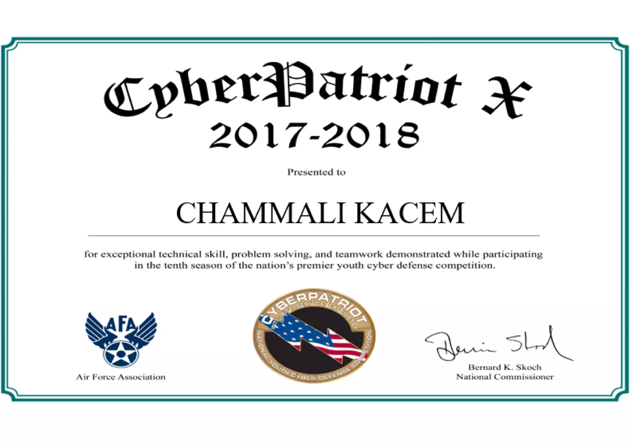 Cyber patriot certification | PPT