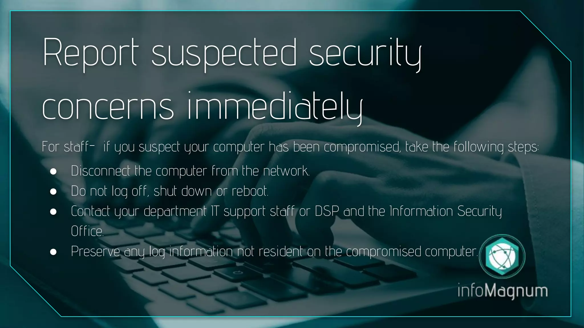 Cyber pledge infoMagnum | PPTX