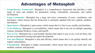 Introduction of Metasploit and task.pptx