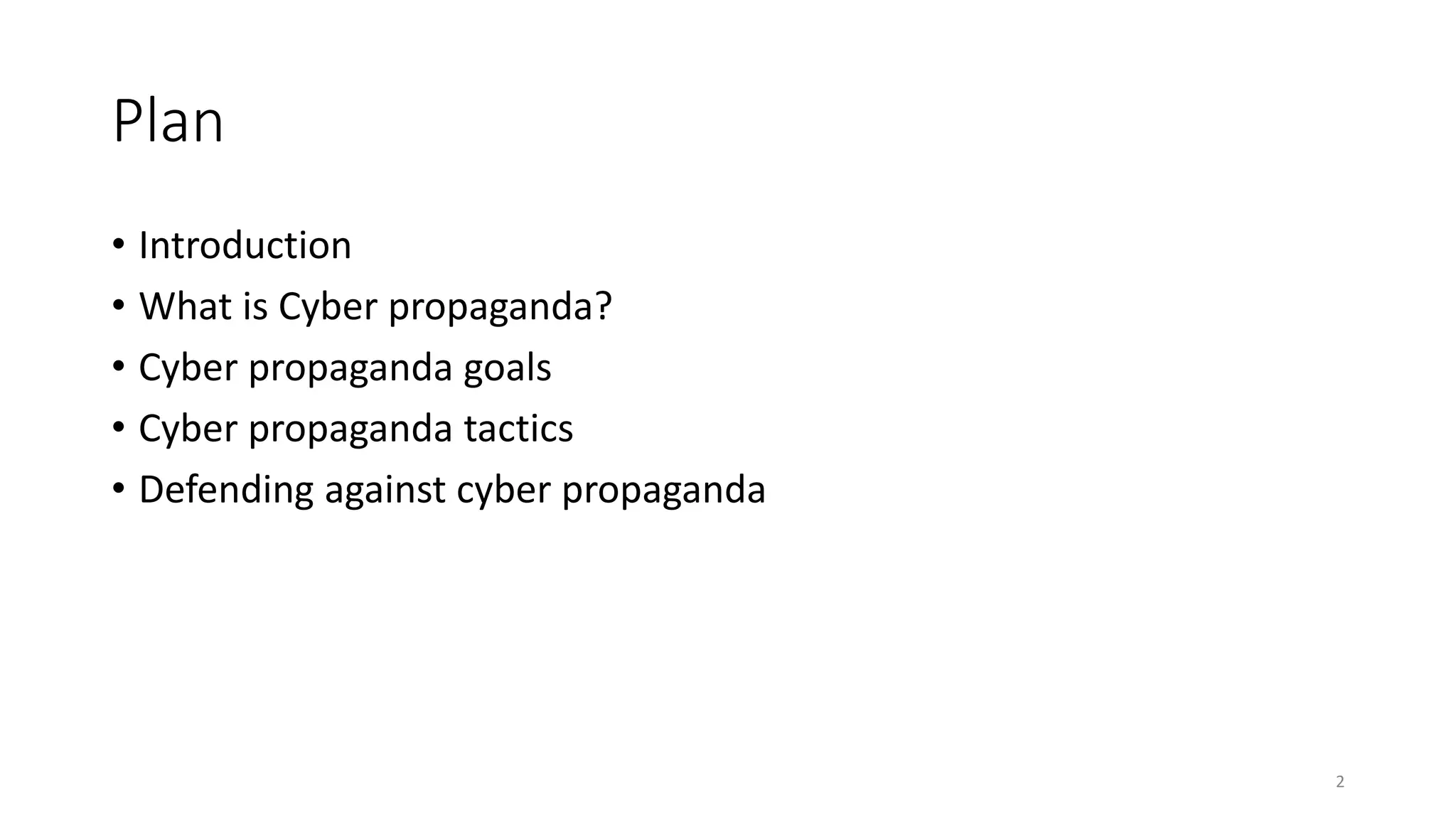 Cyber propaganda | PPTX