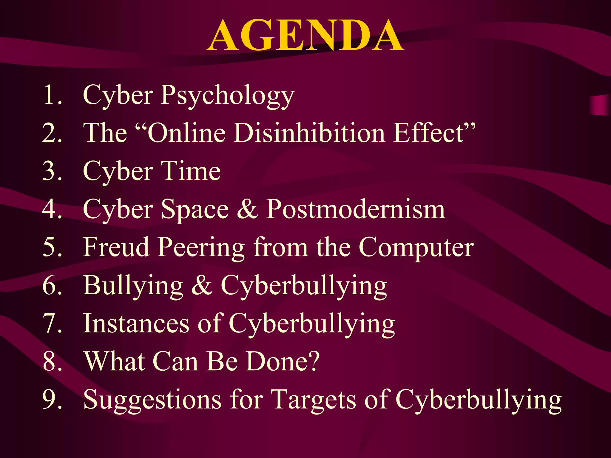 Cyber Psychology & Cyberbullying | PDF