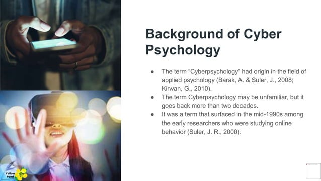 Cyber psychology | PPTX | Internet | Computing